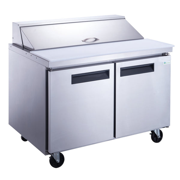 Chef AAA - TSP48 Commercial 48" 12 Pan Salad Sandwich Food Prep Table ...